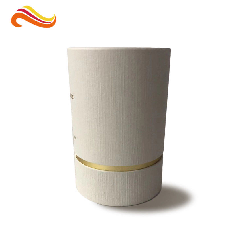 Cardboard Cosmetic Packaging Boxes Round Tube Paper Cylinder For