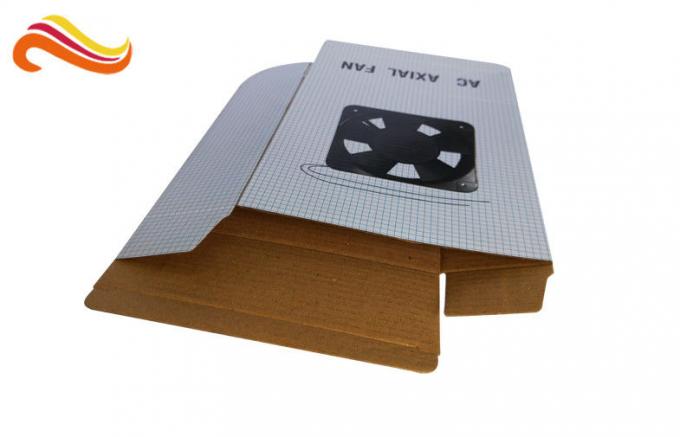 Easy Open Corrugated Paper Box Custom Crash Lock Base For Packaging