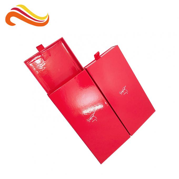 Handmade Glossy Lamination Gift Packaging Drawer Boxes durable With Hot ...