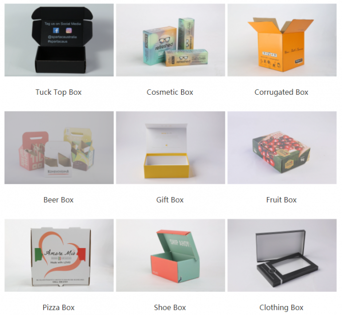 Litho Printing Recyclable Corrugated Cardboard Boxes Spot UV