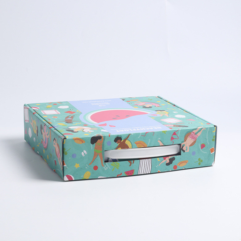 Corrugated Portable Aircraft Clothing Packaging Box Printable Food ...