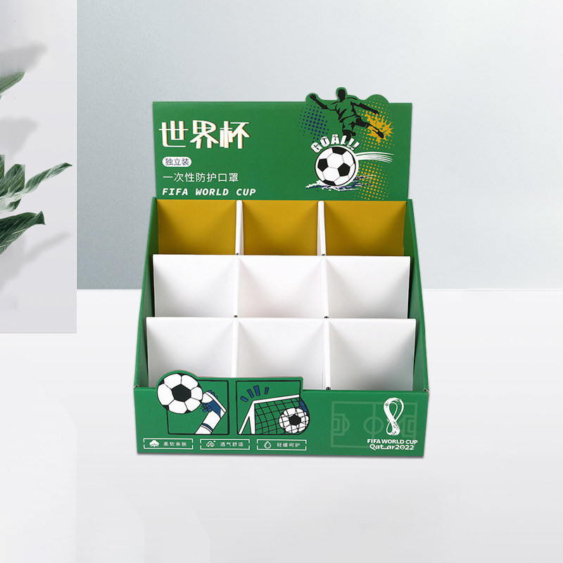 Customized desktop display box, supermarket paper display box, display ...