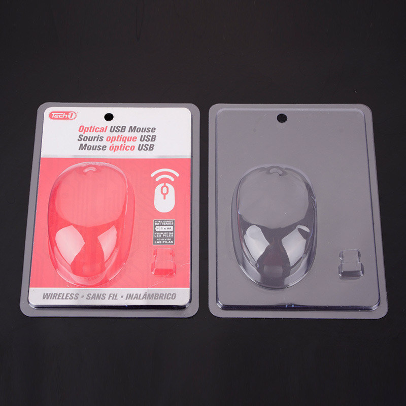 Transparent box with upper and lower lids, bottom surface, blister ...