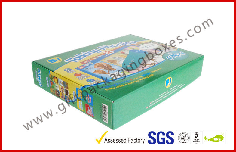 Handmade E Flute Corrugated Paper Box , Children Toy Boxes With Square ...