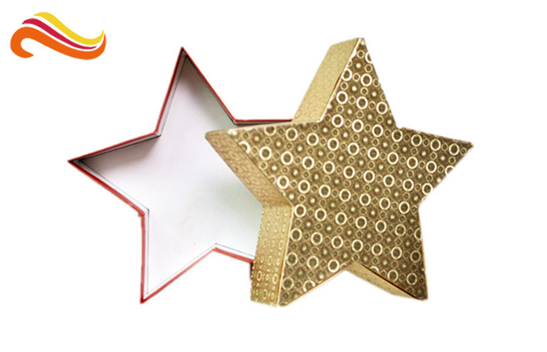 Polygon Rigid Board Luxury Gift boxes , Five Stars Candy Gift Boxes ...