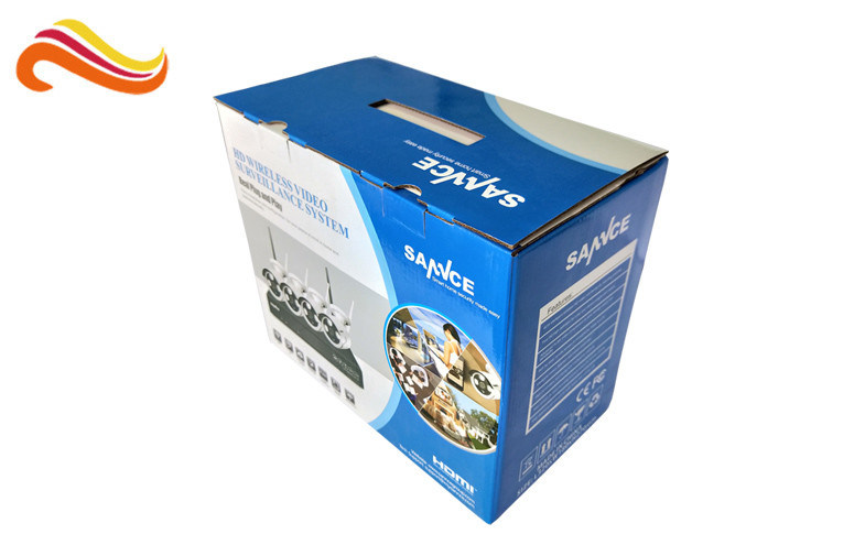 E- Flute Material Corrugated Paper Boxes Glossy Lamination Surface With ...