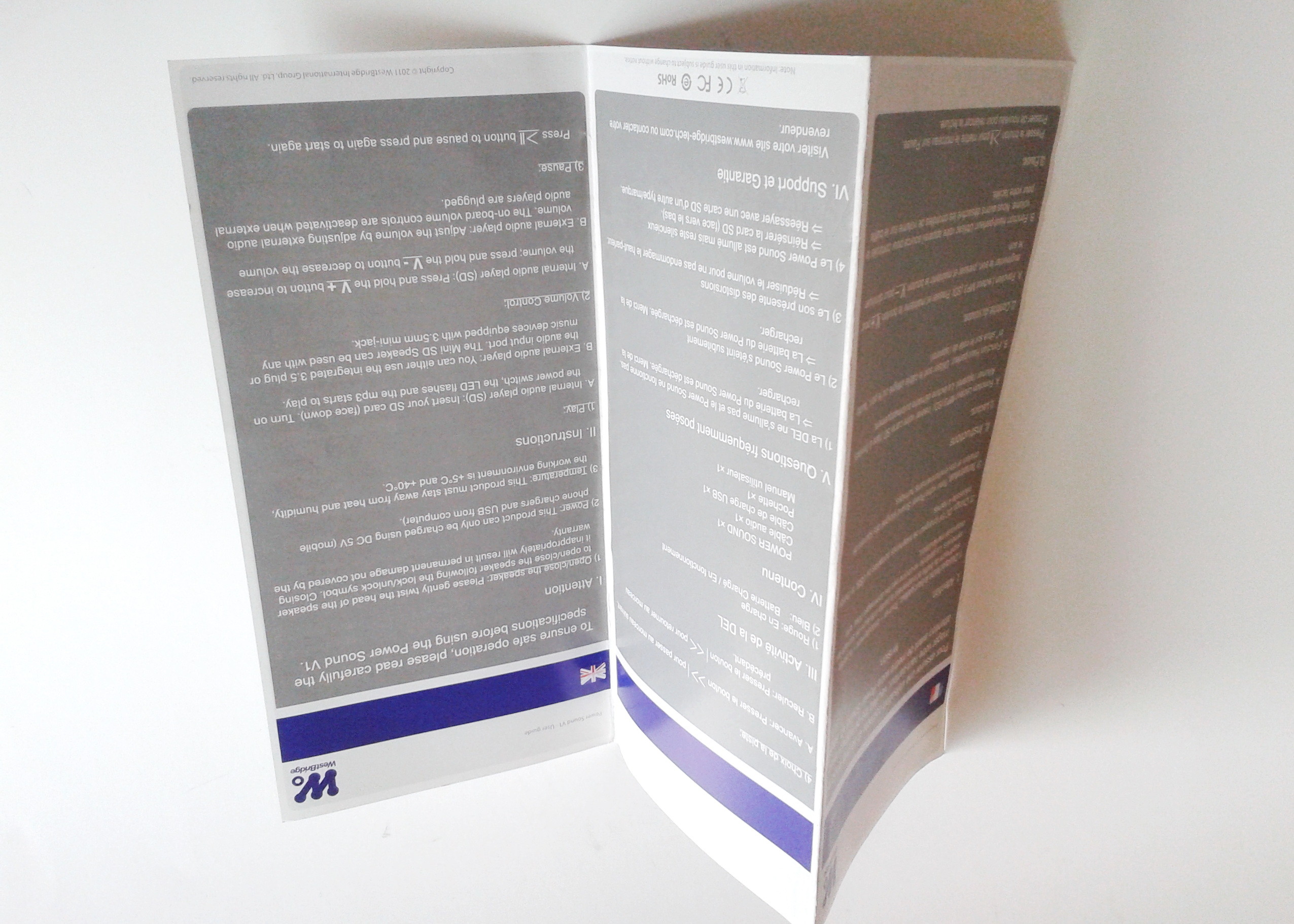 C2S Paper Double Side Folded Leaflet Printing, Customized Two Folds ...