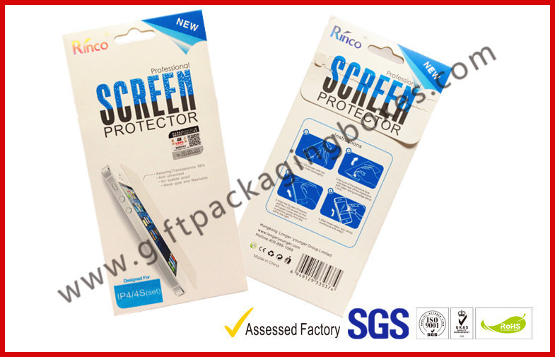 Rectangle Colorful Card Board Packaging for Iphone Screen Protection ...