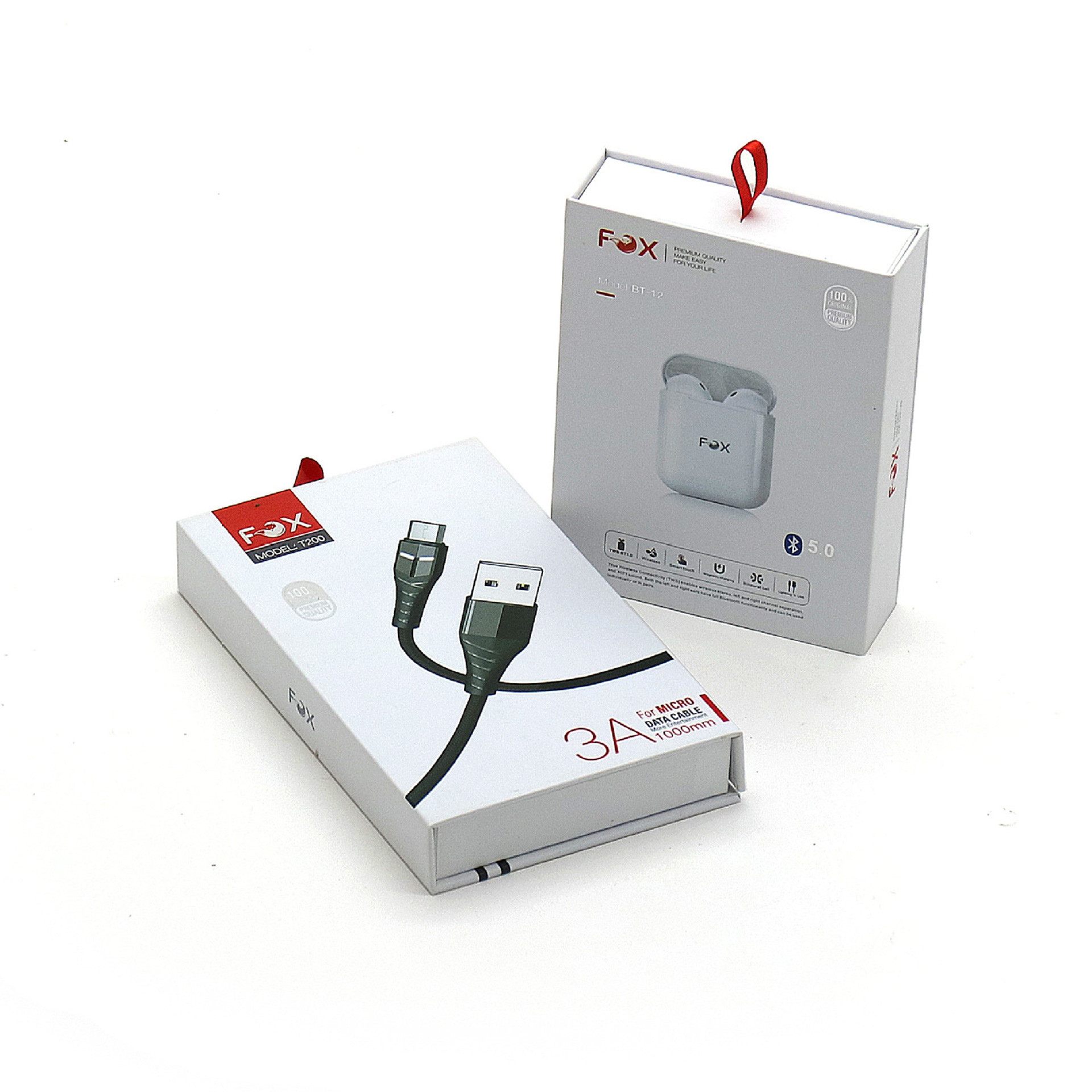 Customized Data Cable Packaging Box Headphone Packaging Box Folding ...