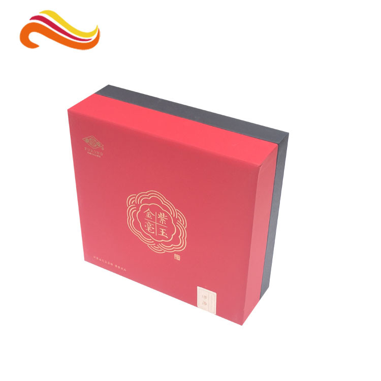 Red PP Paper Printed Divided Packaging Boxes Lid and Base Expensive ...