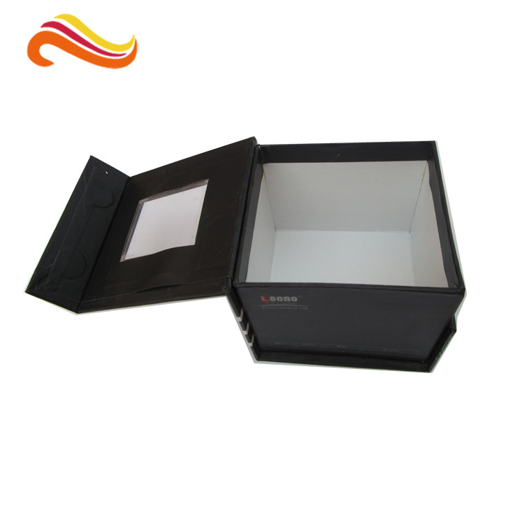Cosmetic Electronic Watch Packaging Boxes Magnet Square Boxes