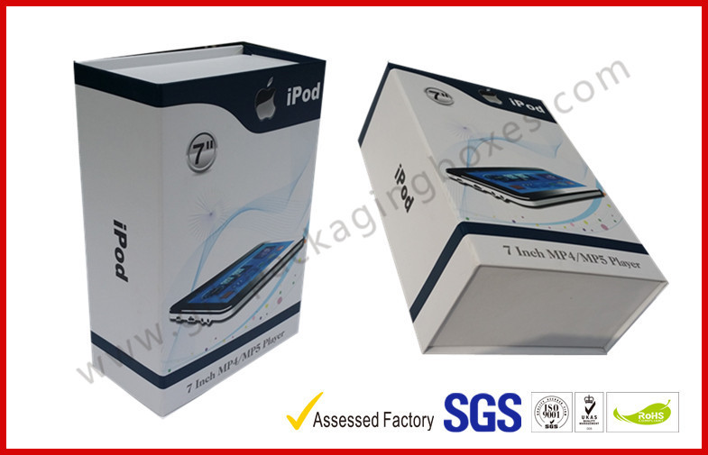 Embossing / UV Coating Rigid Gift Packing Boxes collapsible Rectangle ...