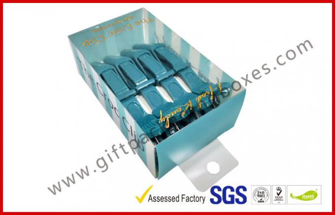 PETG / PVC Plastic Clamshell Packaging box with hanger , plastic gift boxes