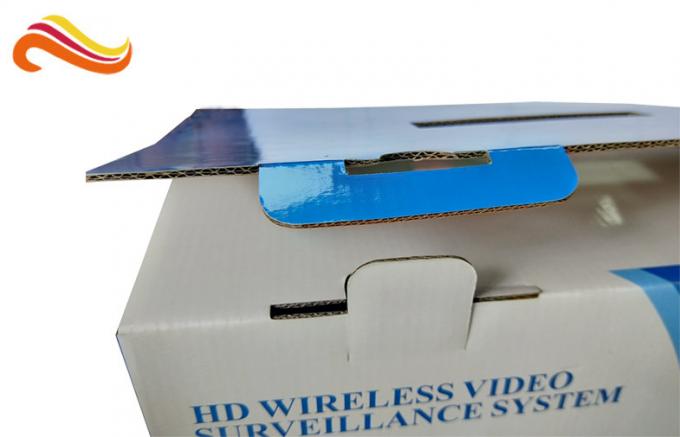 E- Flute Material Corrugated Paper Boxes Glossy Lamination Surface With ...