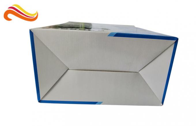 E- Flute Material Corrugated Paper Boxes Glossy Lamination Surface With ...