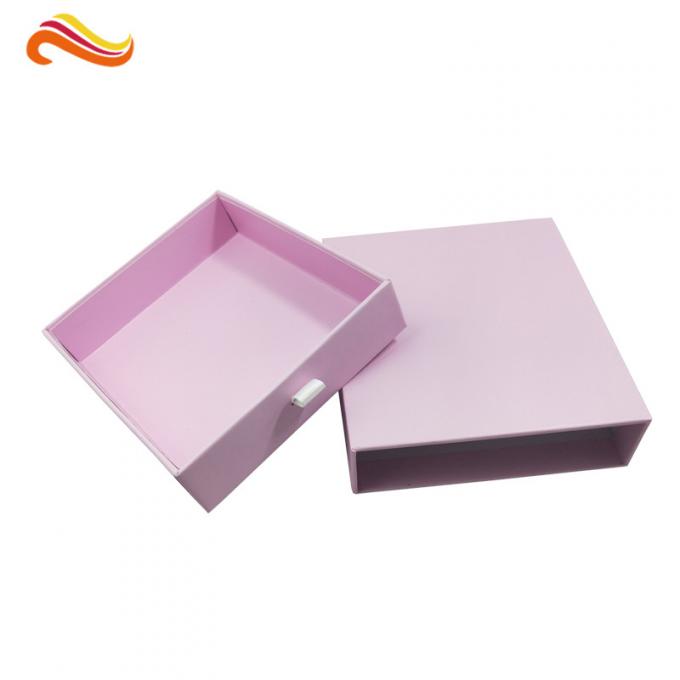 Handmade Cardboard Box Gift Packaging Digital Offset Printing With Drawer